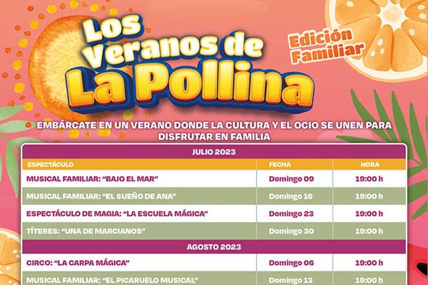 Vuelven en Fuenlabrada los Veranos de la Pollina 2023, edición familiar ...